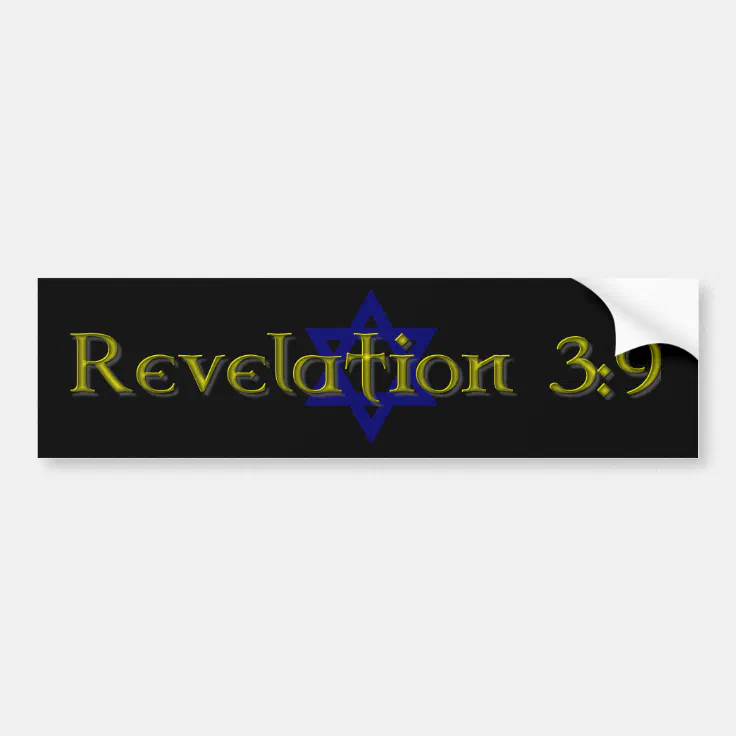 Revelation 3:9 bumper sticker | Zazzle