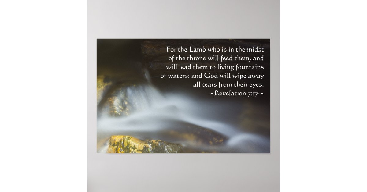 Revelation 7:17 poster | Zazzle