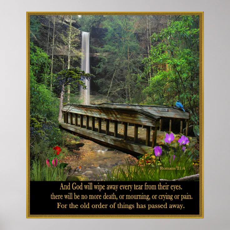Revelations 21:4 poster | Zazzle