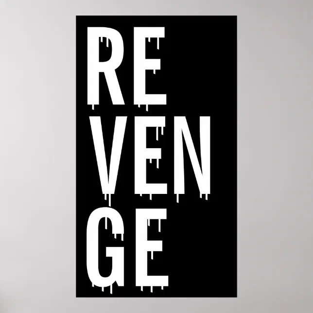 Revenge Poster | Zazzle