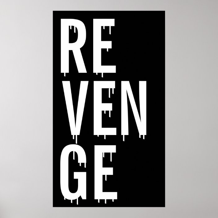 Revenge Poster | Zazzle.com