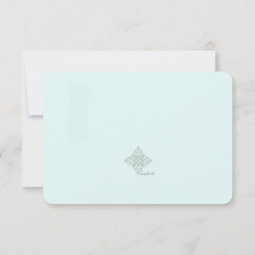 Reverent Cross Religious Photo Thank You Blue | Zazzle