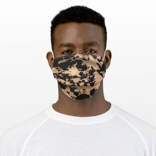 Reverse Bleach Dye Face Mask | Zazzle