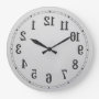 Reverse Numbers Wall Clock | Zazzle