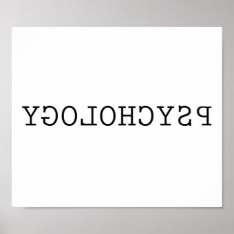 Reverse Psychology Poster | Zazzle