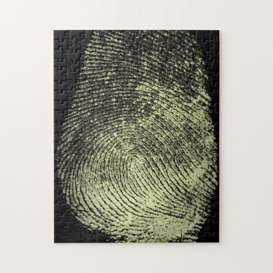 Reversed Loop Fingerprint Jigsaw Puzzle | Zazzle.com