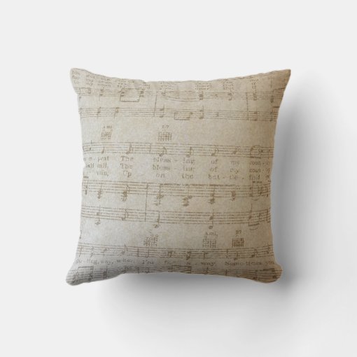 Reversible music pillow | Zazzle