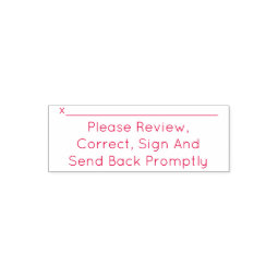 Review Request Rubber Stamp | Zazzle