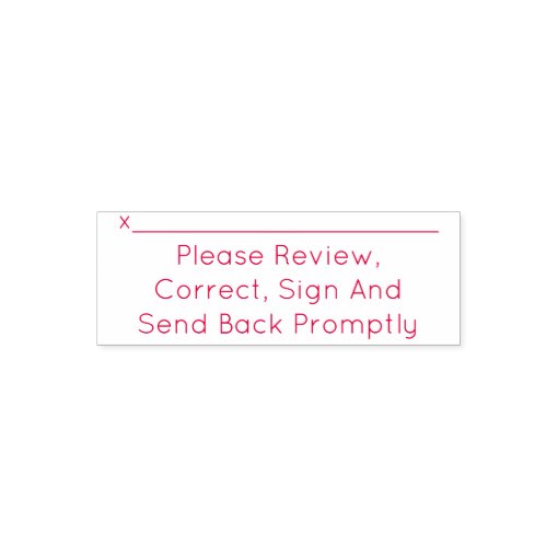 Review Request Rubber Stamp | Zazzle