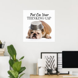 Revised Funny Bulldog - Poster | Zazzle