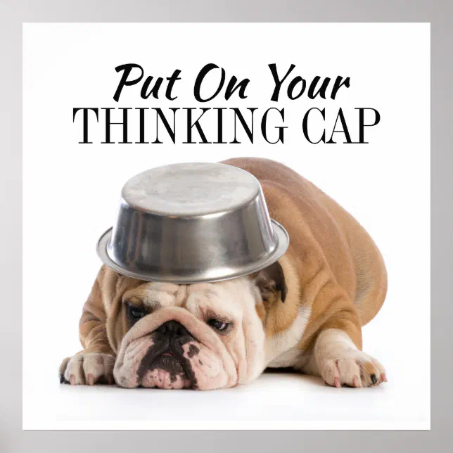 Revised Funny Bulldog - Poster | Zazzle