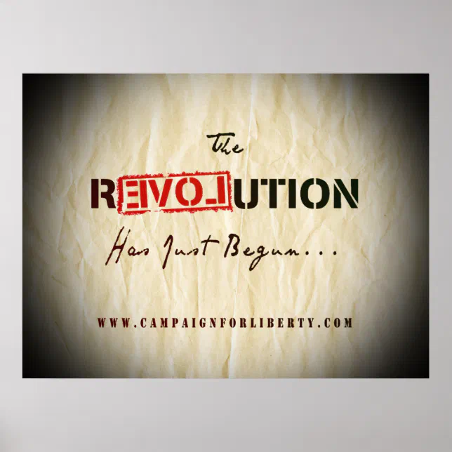 Revolution Poster | Zazzle
