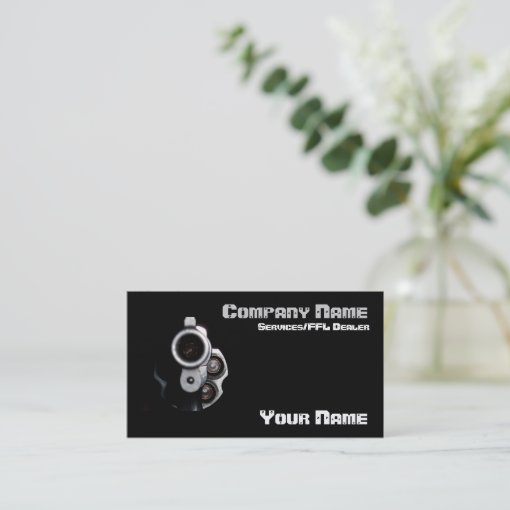 revolver ffl business card 2 | Zazzle