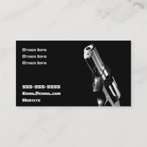 revolver ffl business card 2 | Zazzle