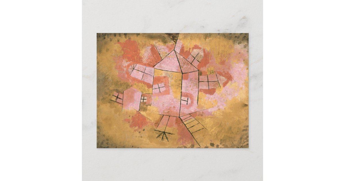 Revolving House, 1921 by Paul Klee Postcard | Zazzle
