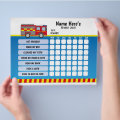 Reward Chart Personalised Fire Truck Planner Kids Flyer | Zazzle