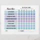 Reward Chart Personalised Schedule Daily Fun Kids Flyer | Zazzle