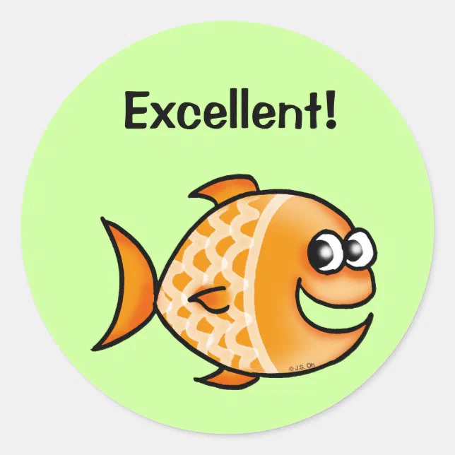 Reward sticker (Excellent!) | Zazzle