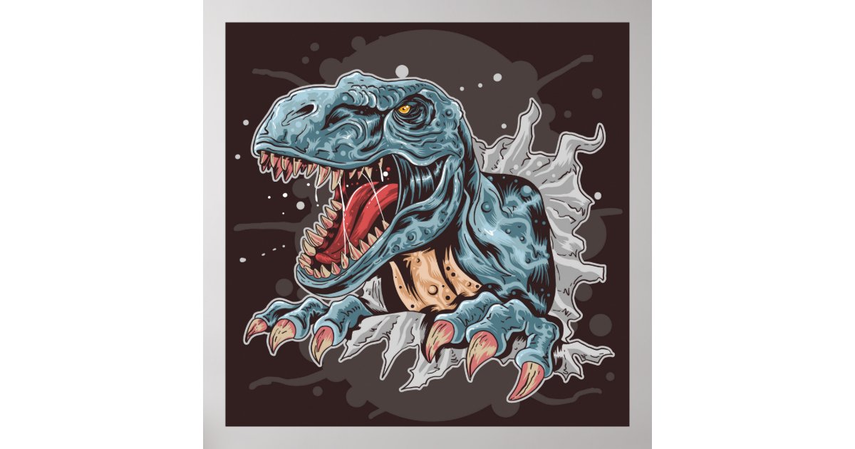 Rex Tyrannosaurus Poster | Zazzle
