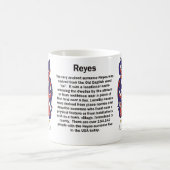 Reyes Family Crest Mug | Zazzle