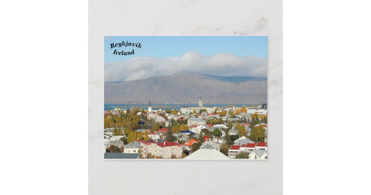 Reykjavík, Iceland Postcard | Zazzle
