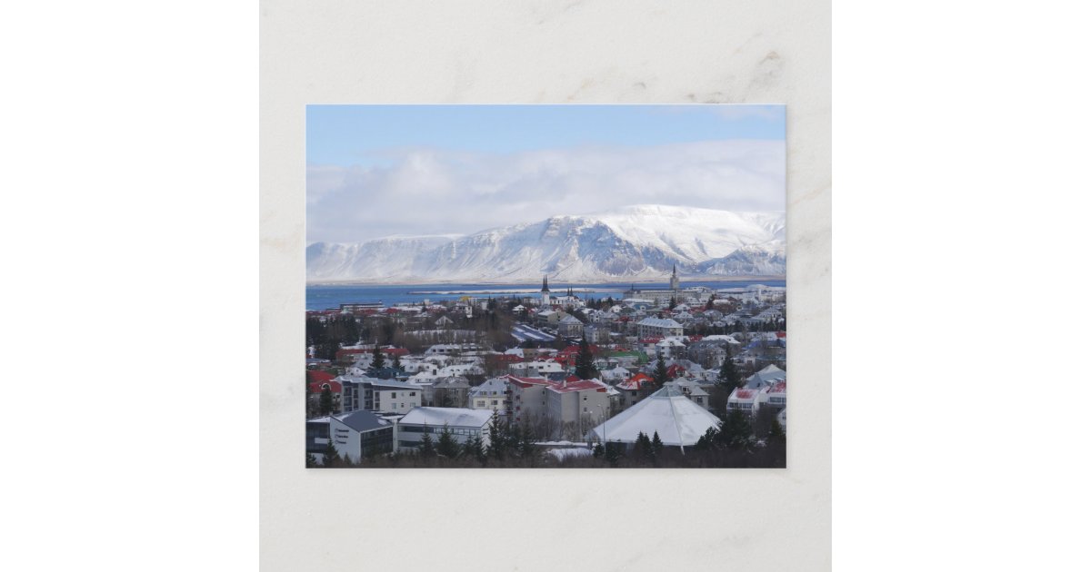 Reykjavík, Iceland Postcard | Zazzle