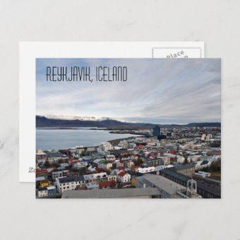 Reykjavik, Iceland Postcard | Zazzle