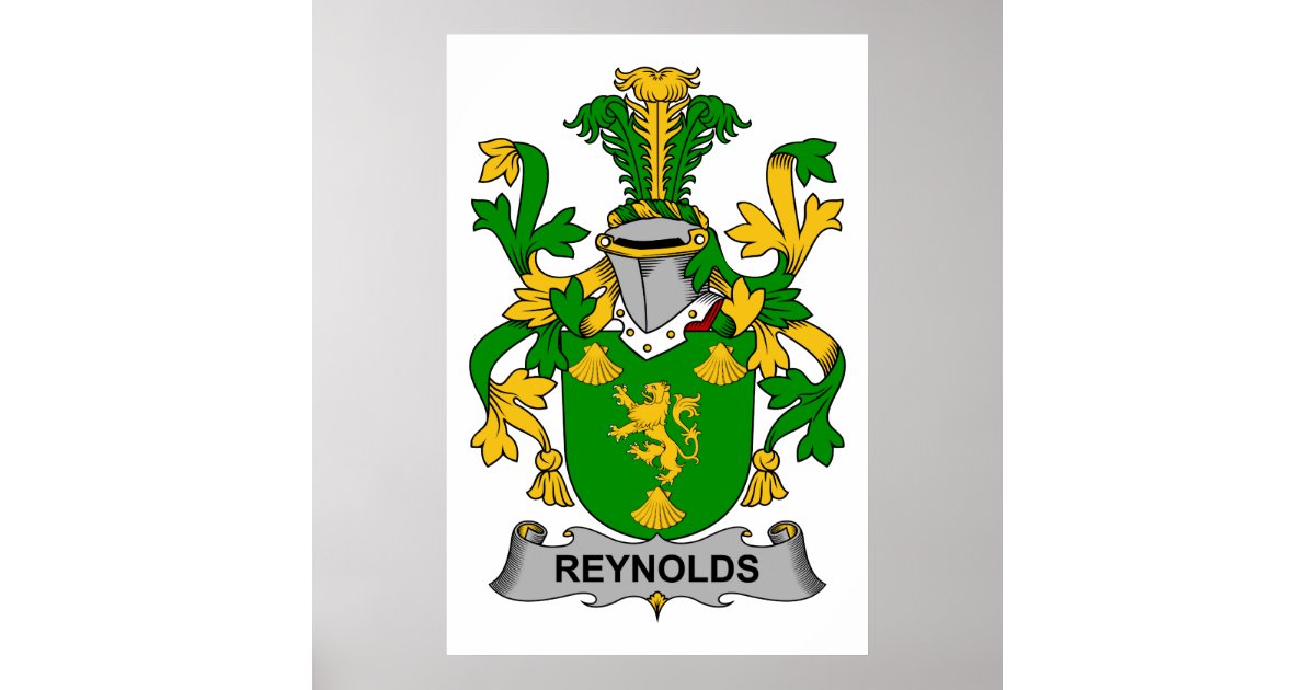 Reynolds Family Crest Poster | Zazzle