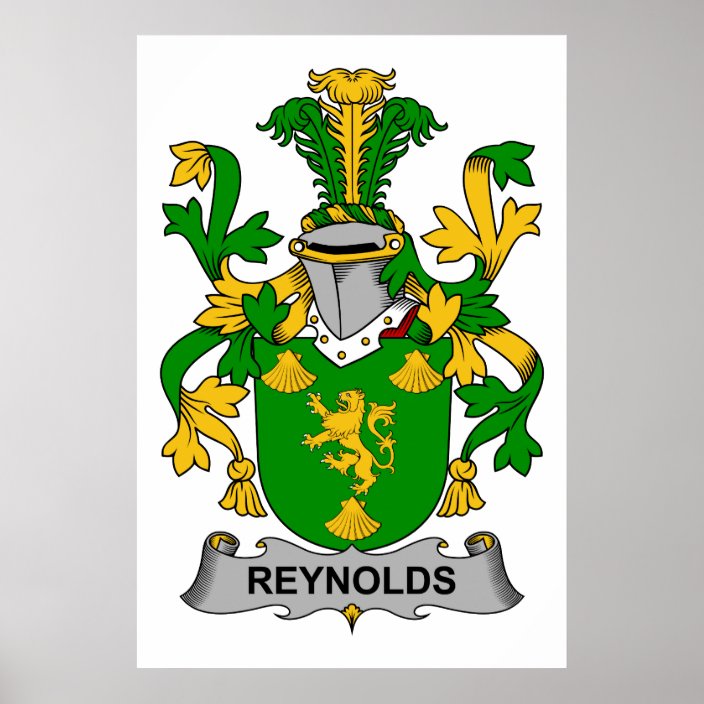 Reynolds Family Crest Poster | Zazzle.com