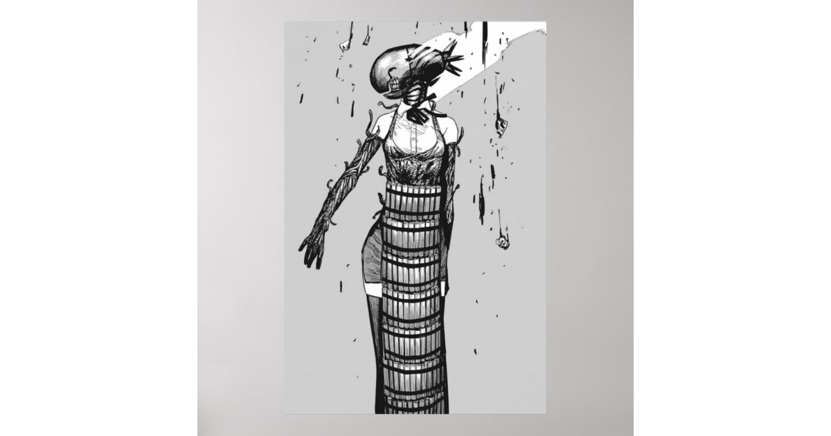 Reze Bomb Devil Chainsaw Man Manga Poster | Zazzle