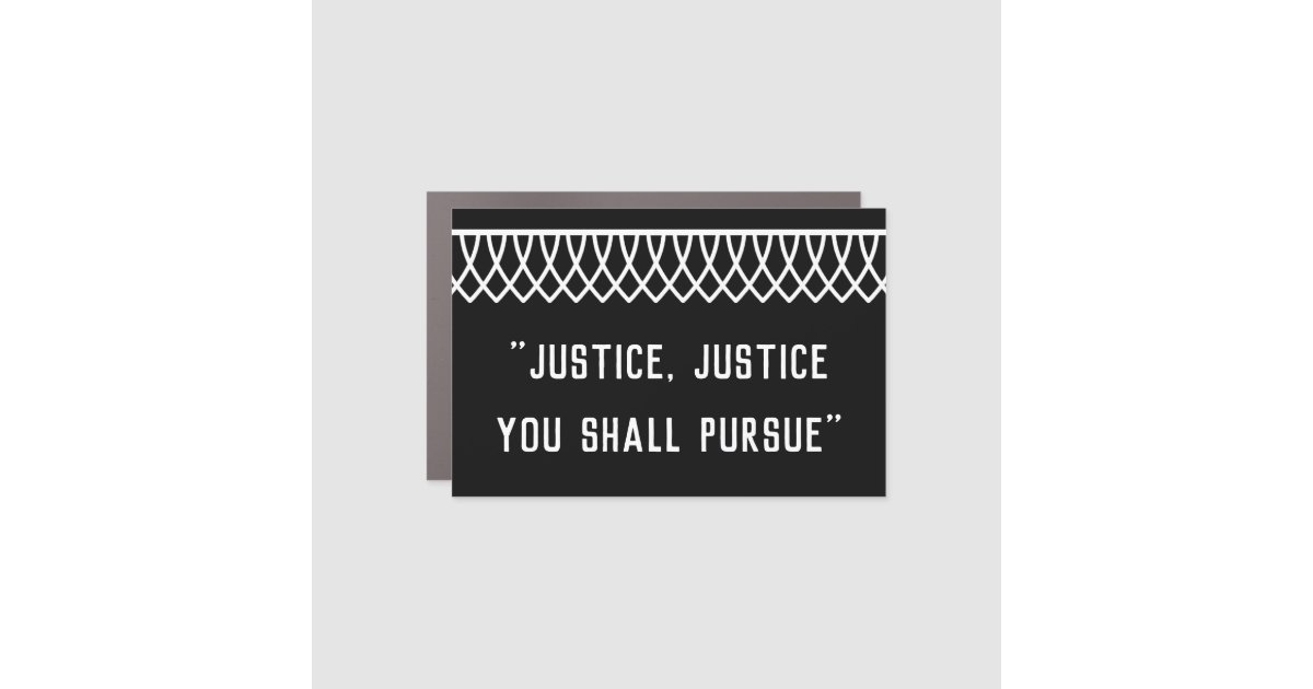 RGB Lace Collared Justice, Justice Car Magnet | Zazzle