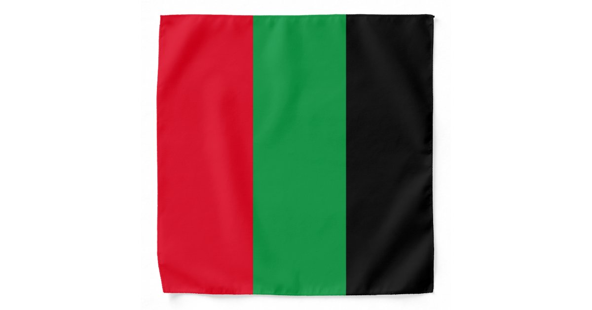 RGB Pan African Flag Bandana | Zazzle