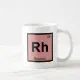 Rh - Rhodium Chemistry Periodic Table Symbol Coffee Mug | Zazzle