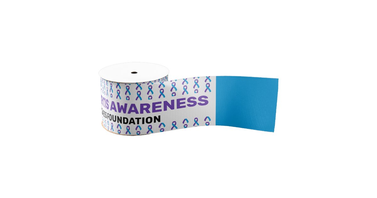 Rheumatoid Arthritis Awareness Pattern Ribbon | Zazzle
