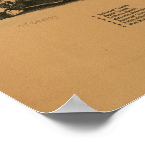 Rhinebeck New York 1890 Antique Panoramic Map Poster | Zazzle