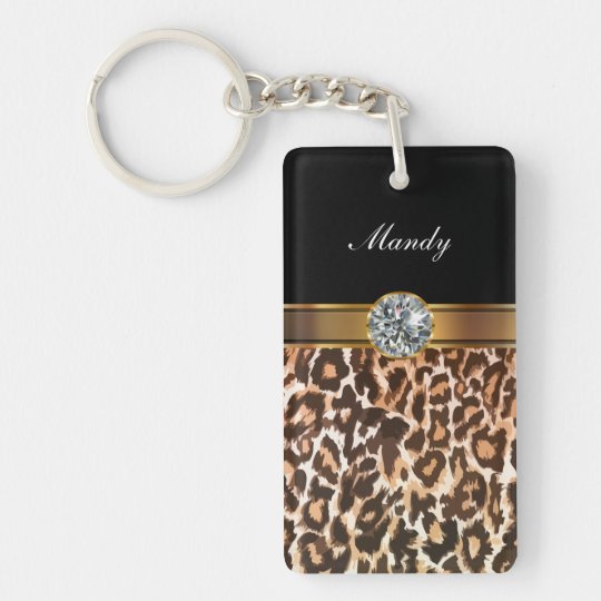 Rhinestone Monogram Keychains | Zazzle.com
