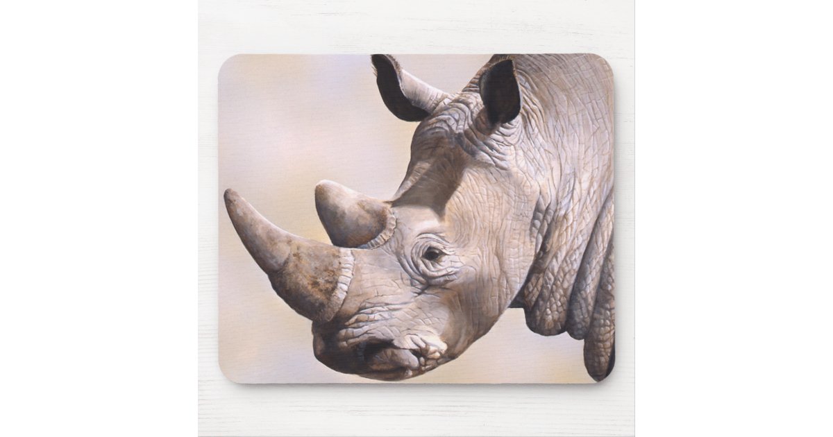 Rhinoceros Mouse Pad | Zazzle