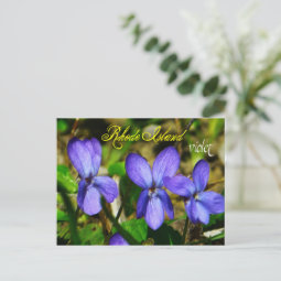 Rhode Island State Flower: Violet Postcard | Zazzle