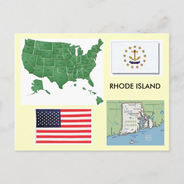 Rhode Island, USA Postcard | Zazzle