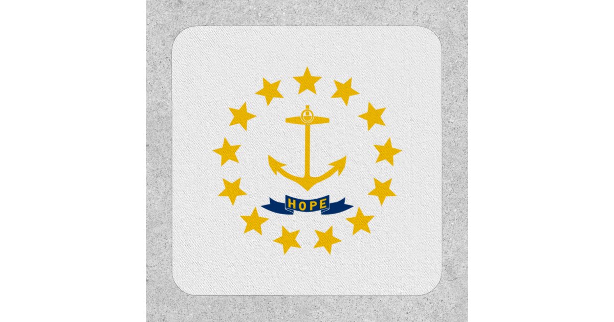 Rhode Islander Flag, Flag of Rhode Island Patch | Zazzle