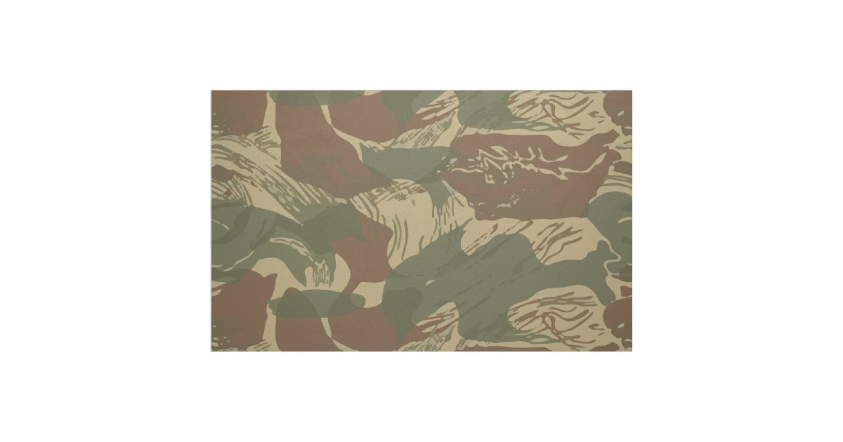 Rhodesian Camouflage Fabric | Zazzle