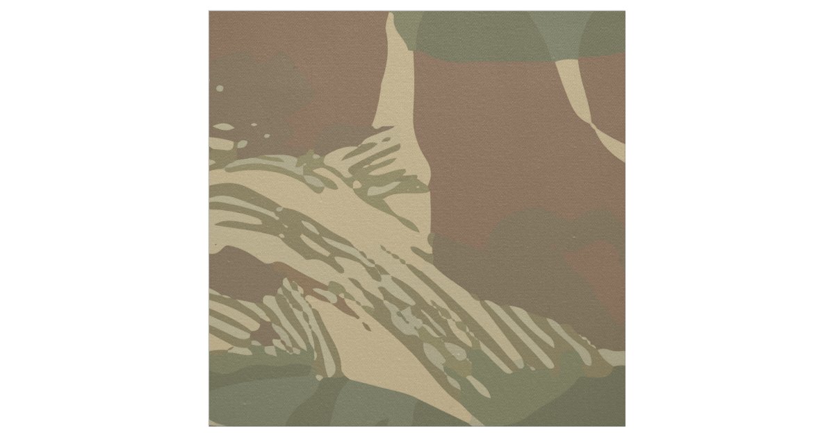 Rhodesian Camouflage Fabric | Zazzle
