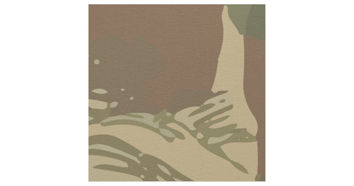 Rhodesian Camouflage Fabric | Zazzle