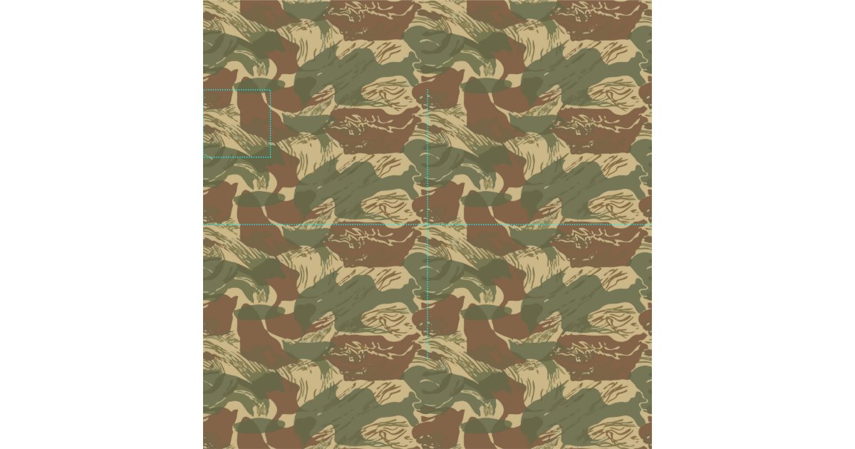 Rhodesian Camouflage Fabric | Zazzle