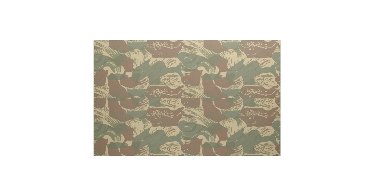 Rhodesian Camouflage Fabric | Zazzle