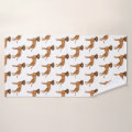 Rhodesian Ridgeback Brown African Lion Dog Pattern Bath Towel Set | Zazzle