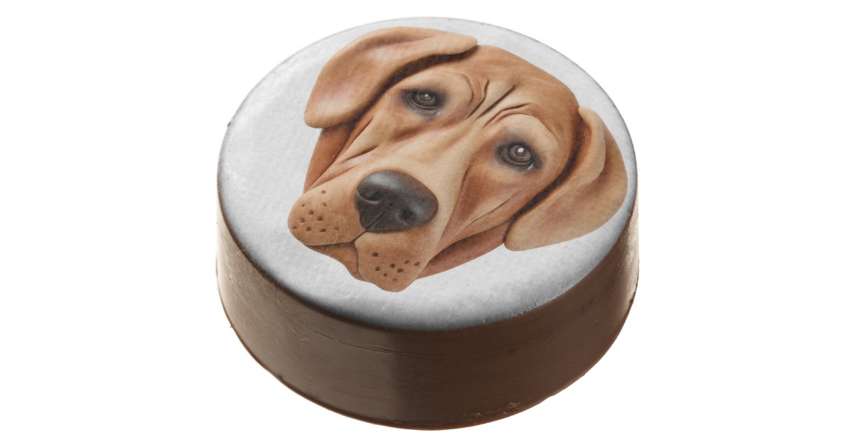 Rhodesian Ridgeback Dog 3D Inspired Chocolate Covered Oreo | Zazzle