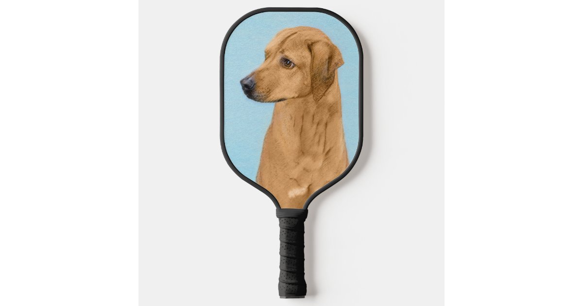 Rhodesian Ridgeback Painting - Original Dog Art Pickleball Paddle | Zazzle
