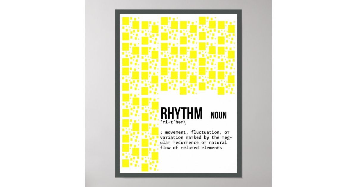 Rhythm Poster | Zazzle