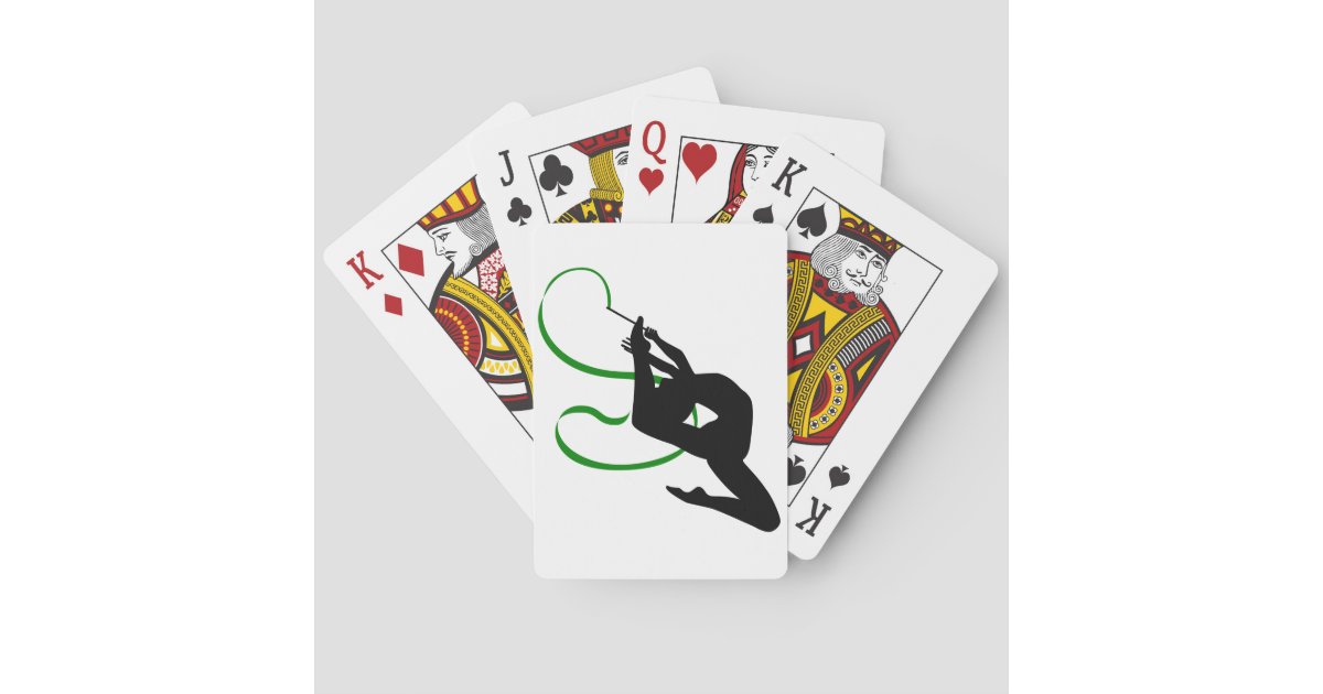 Rhythmic Gymnastics Playing Cards | Zazzle